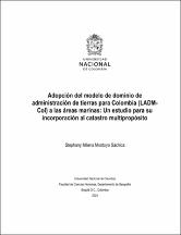 Adopción del modelo de dominio de administración de tierras para Colombia (LADM-Col) a las áreas ...